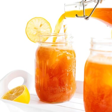 Home Brewed Lemon Ginger Kombucha | Brew Buch