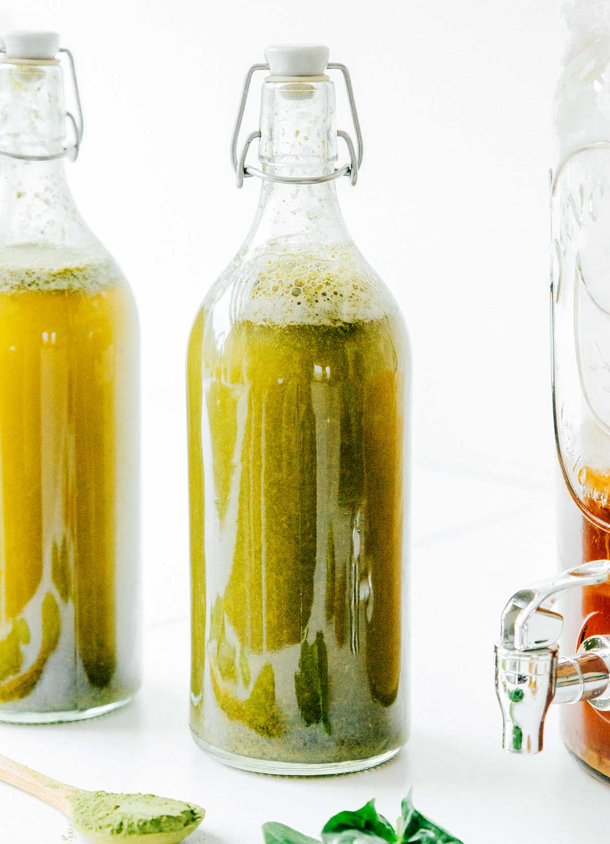 Homemade Green Goddess Kombucha | Brew Buch