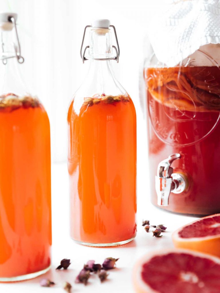 Bleeding Heart Kombucha: Roses and Blood Orange | Brew Buch