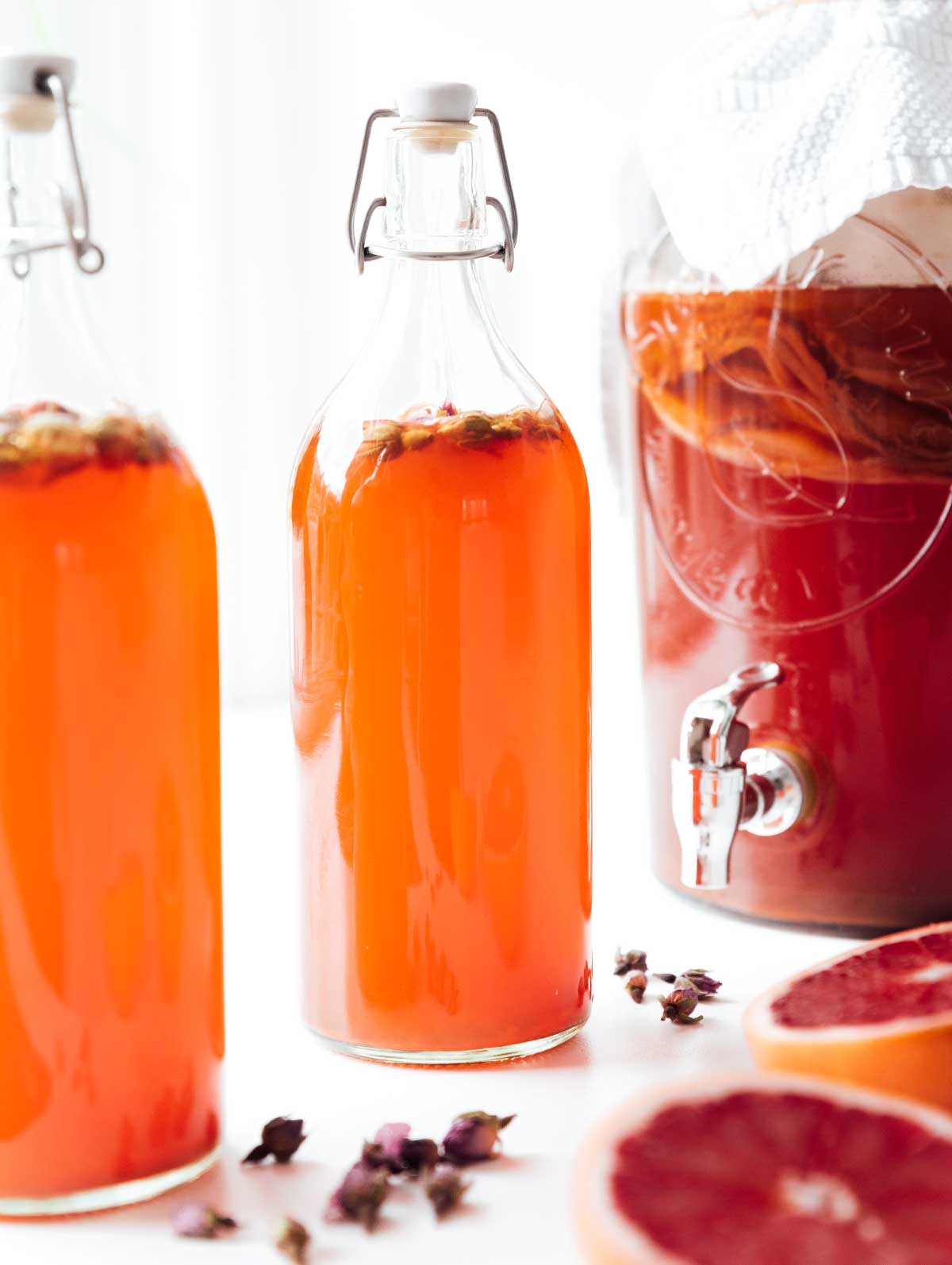Bleeding Heart Kombucha: Roses and Blood Orange | Brew Buch