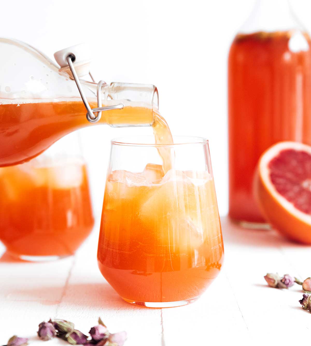 Bleeding Heart Kombucha: Roses and Blood Orange | Brew Buch